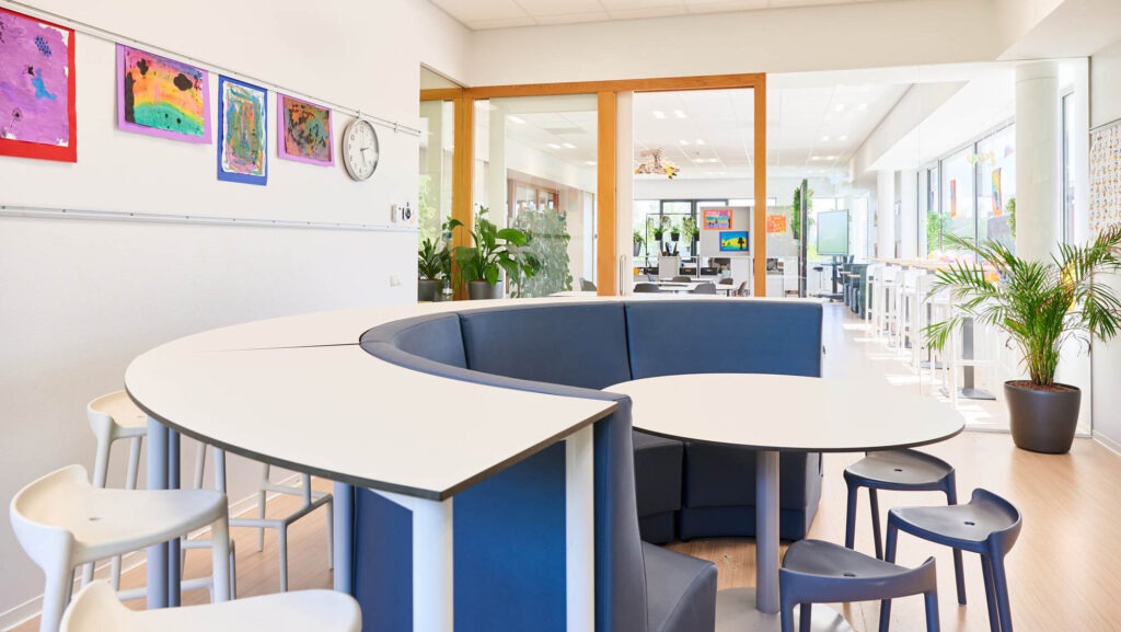 Een flexibel klaslokaal van EPS schoolinrichting